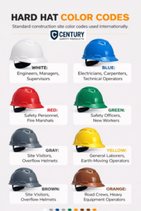 Hard Hat Color Codes Explained – centurysafetyproducts.com